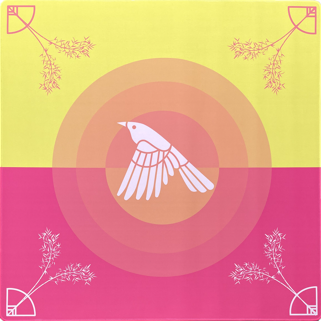Mahjong Mats – Bird & Bamboo